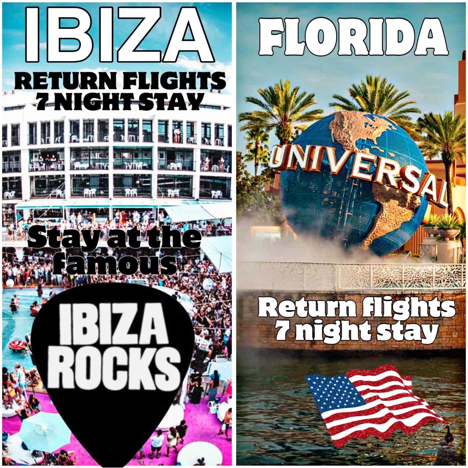 Winner Picks – Ibiza Rocks or Florida – Golden Raffle Ltd